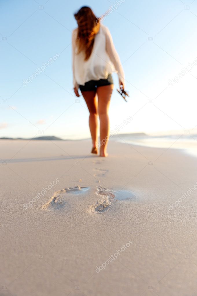 Beach walk — Stock Photo © Daxiao_Productions #11490090