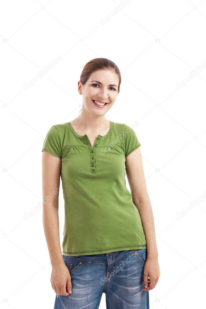 Girl smiling Stock Photo by ©ikostudio 11786833