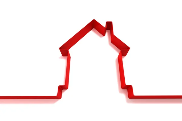 Red house in the sky — Stock Photo © jukai5 #2233891