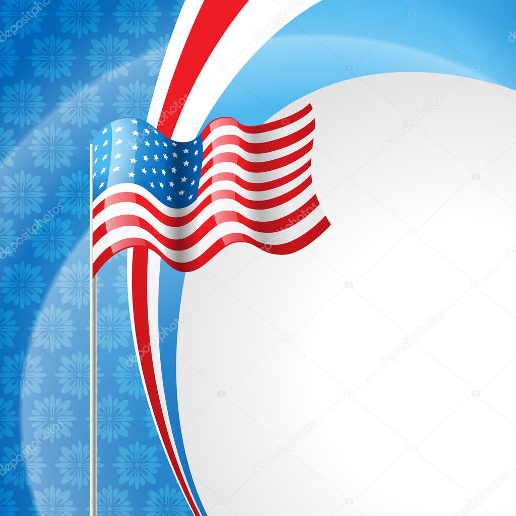 American flag vector Stock Vector by ©pinnacleanimate 11358624