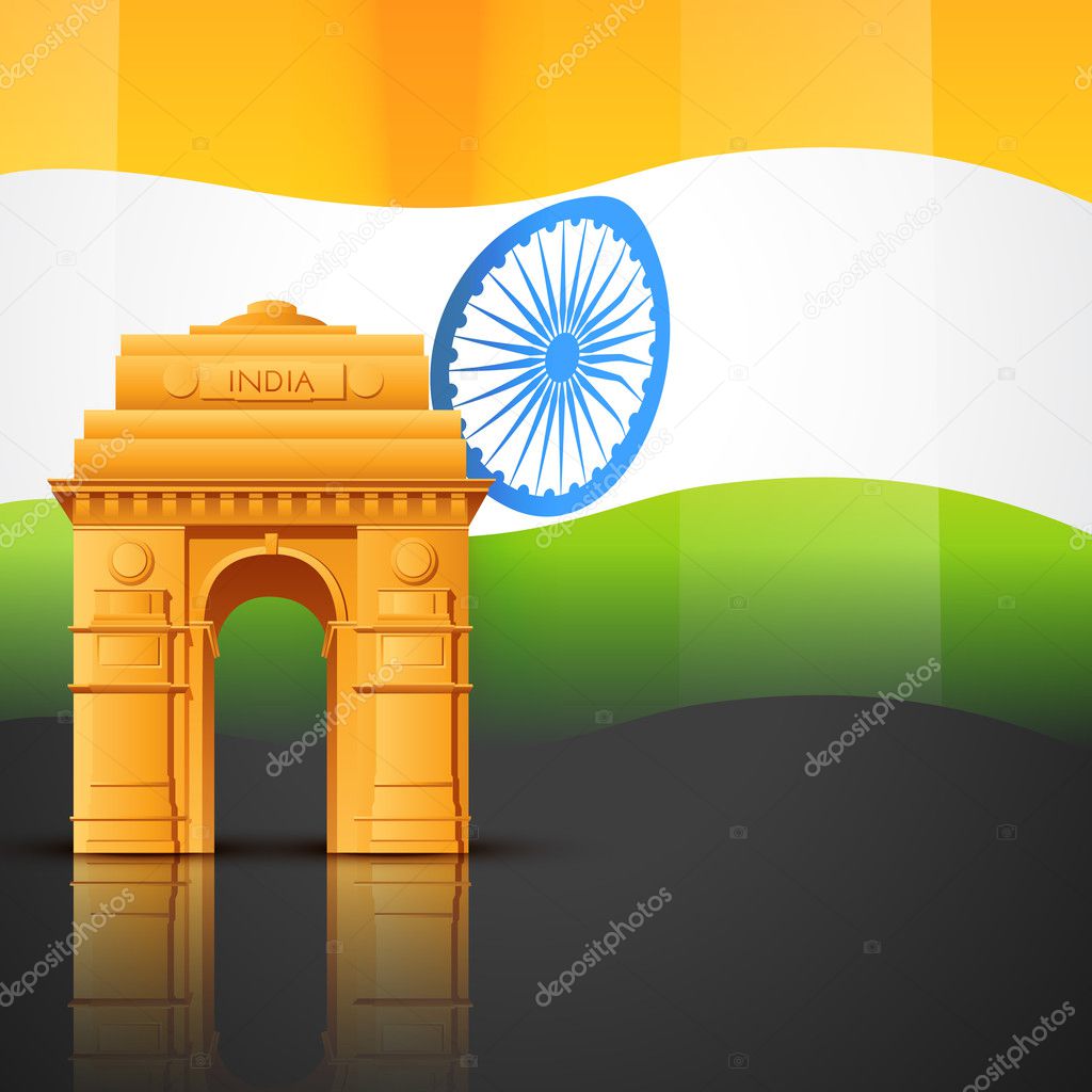 India gate Stock Vector by ©pinnacleanimate 11948142