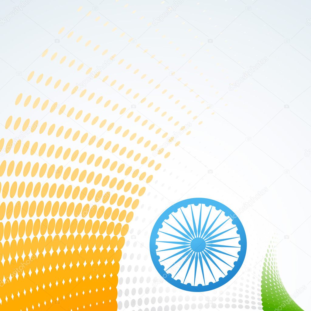 Stylish indian flag design Stock Vector Image by ©pinnacleanimate #11948163