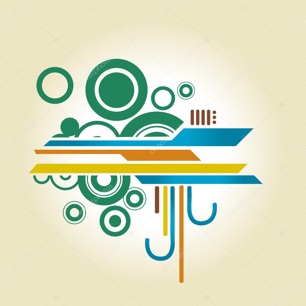 Abstract shapes design Stock Vector Image by ©pinnacleanimate #12021860