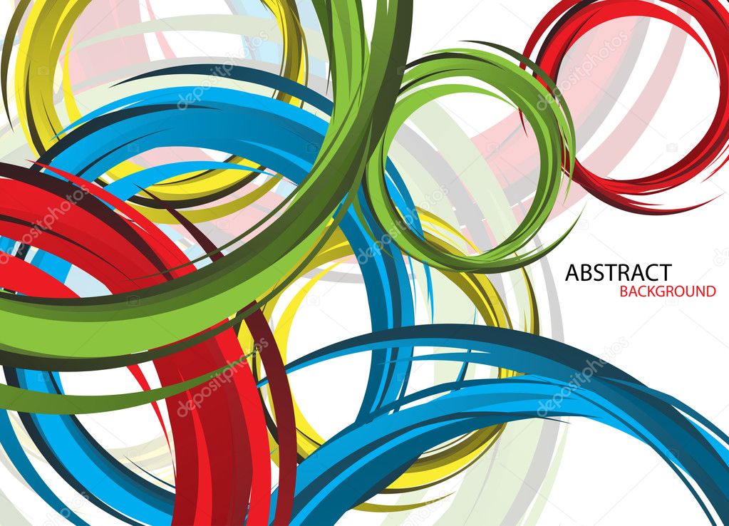 Rainbow colorful advertisement — Stock Vector © UnsCREW #11827353