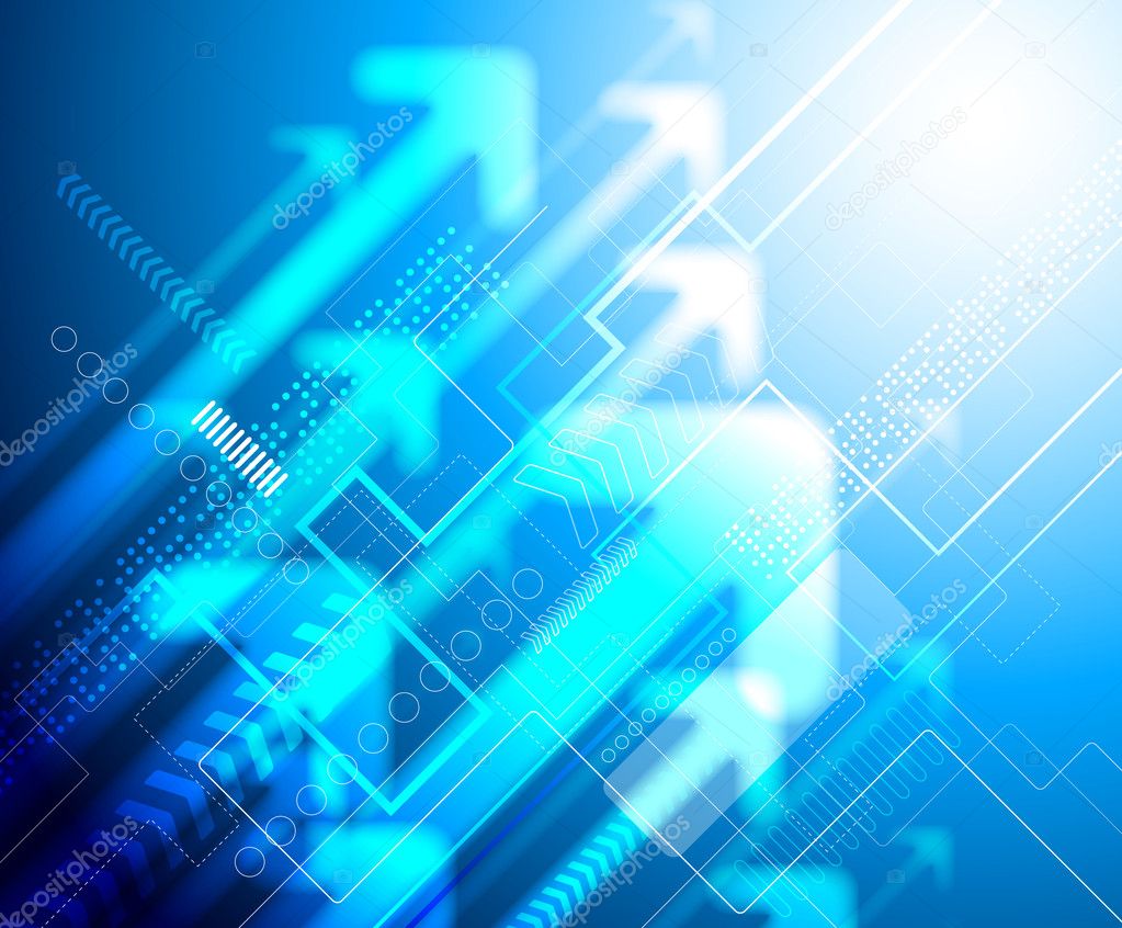 Blue abstract business composition Stock Vector Image by ©adigrosu ...