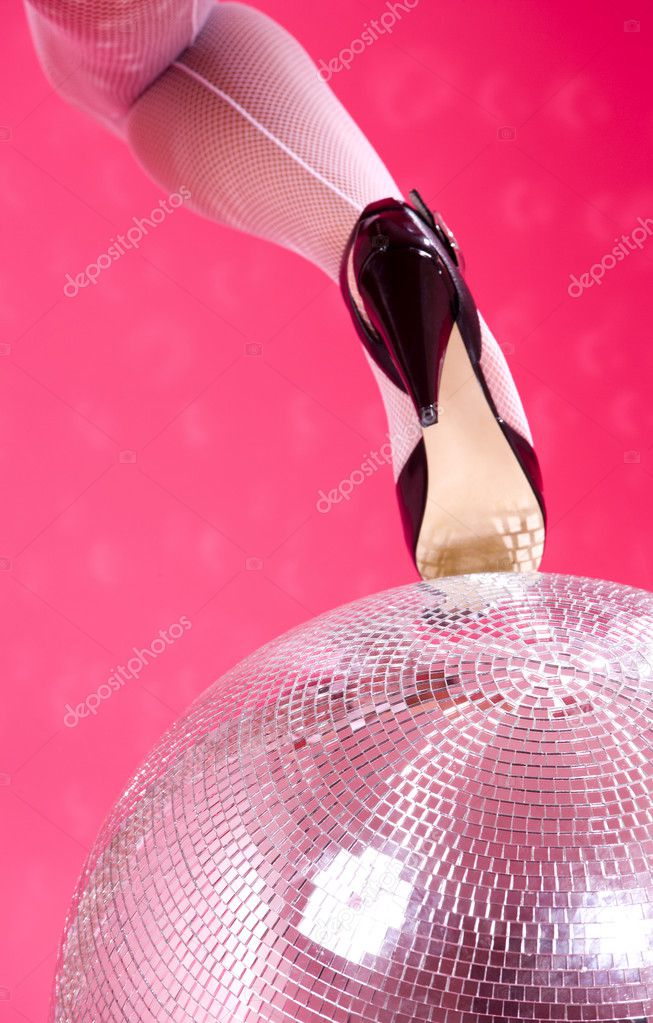 High heels and disco ball Stock Photo by ©Syda_Productions 11766788