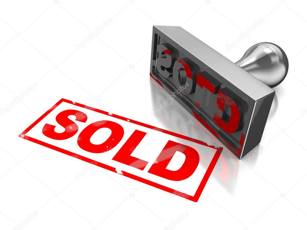 Sold stamp Stock Photo by ©mmaxer 11950042