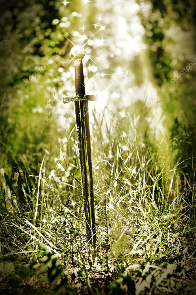 Magic sword ⬇ Stock Photo, Image by © katalinks #12184110