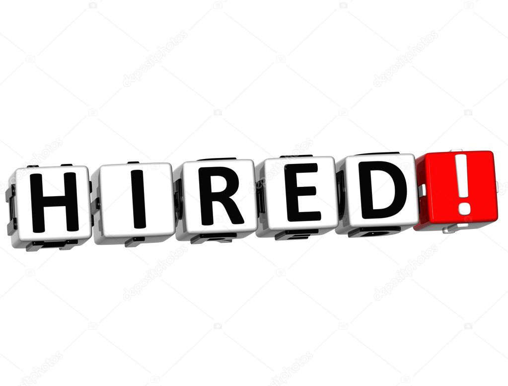 3D Hired Button Click Here Block Text — Stock Photo © Curioso_Travel ...