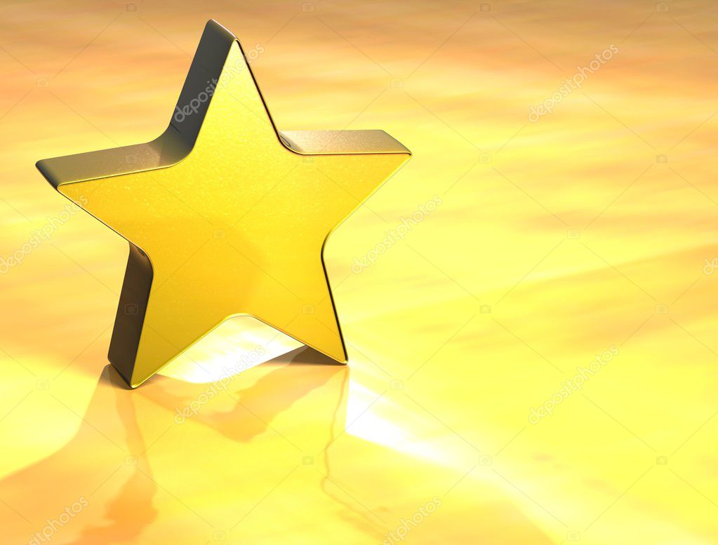 3D Star Gold Sign Stock Photo by ©Curioso_Travel_Photography 11025964