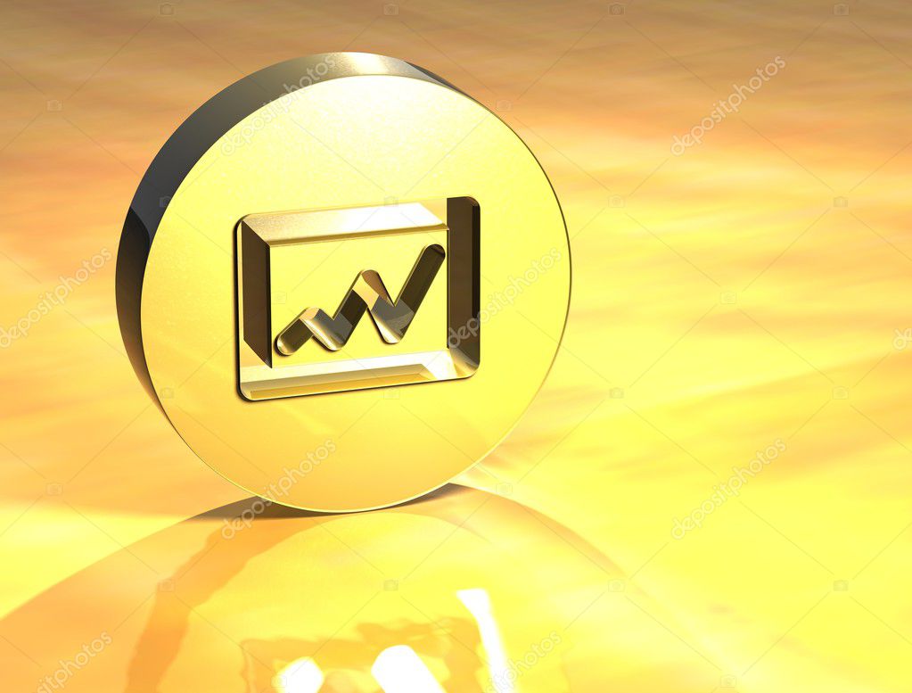 3D Graph Gold Sign Stock Photo by ©Curioso_Travel_Photography 11192968