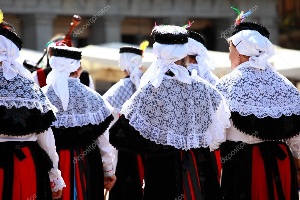 Traditional Spanish clothes in Madrid Stock Photo by ©Curioso_Travel ...