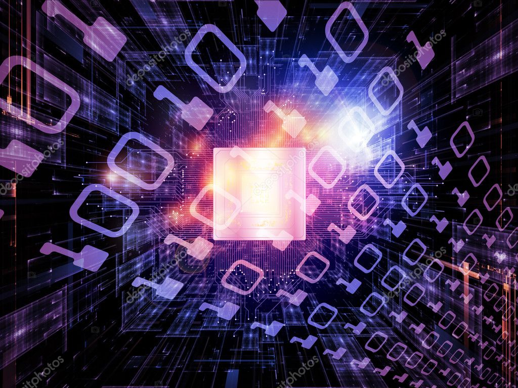 Computing Connections — Stock Photo © agsandrew #11000196