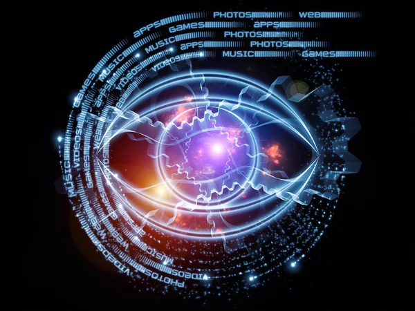 Eye of digits — Stock Photo © agsandrew #13504180