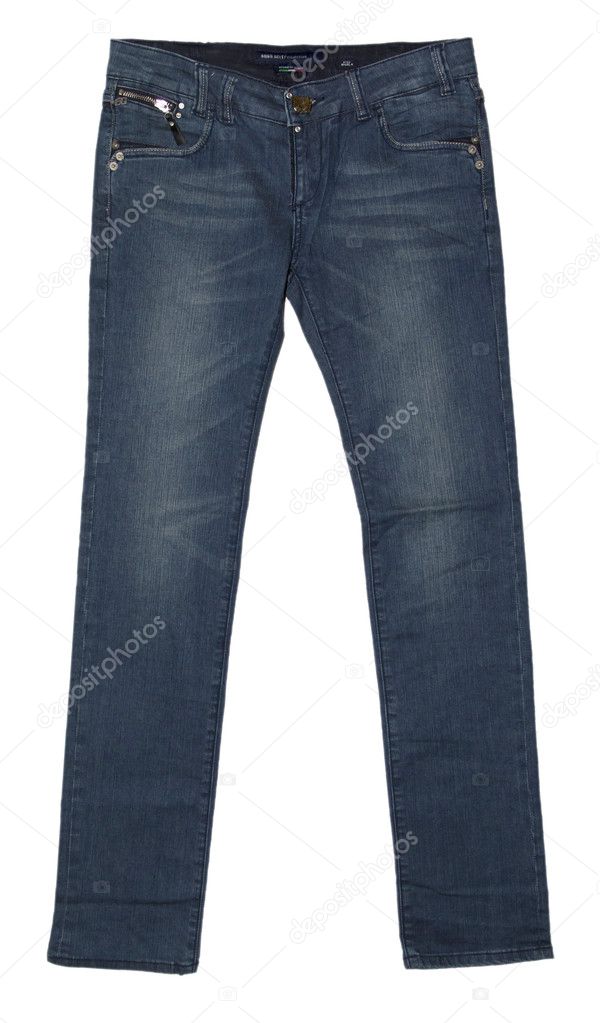 Jeans on a white background — Stock Photo © bioboy #11822105