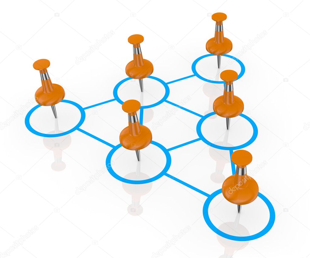 Business organization chart Stock Photo by ©lucadp 11621746
