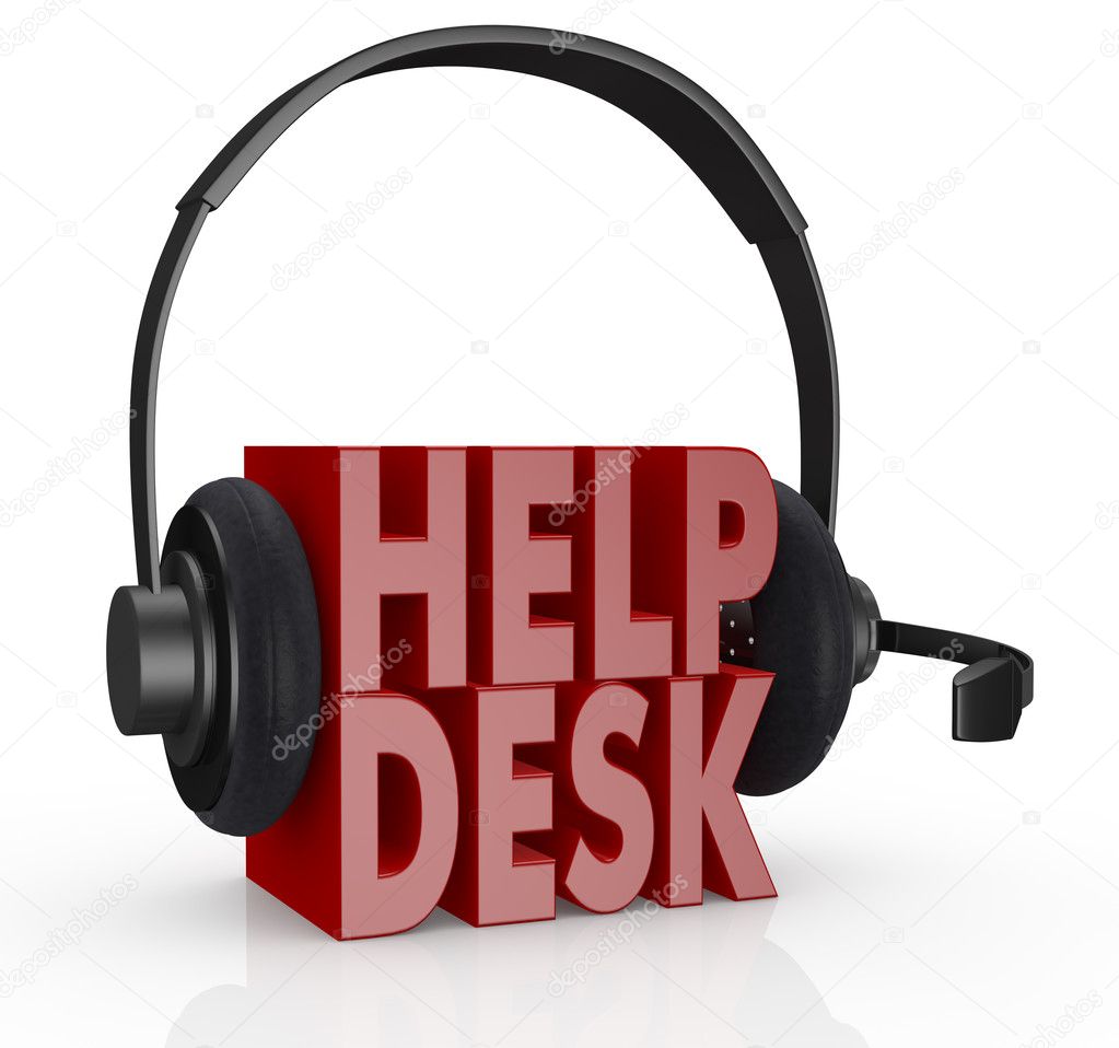 Concept of help desk service — Stock Photo © lucadp #12258470