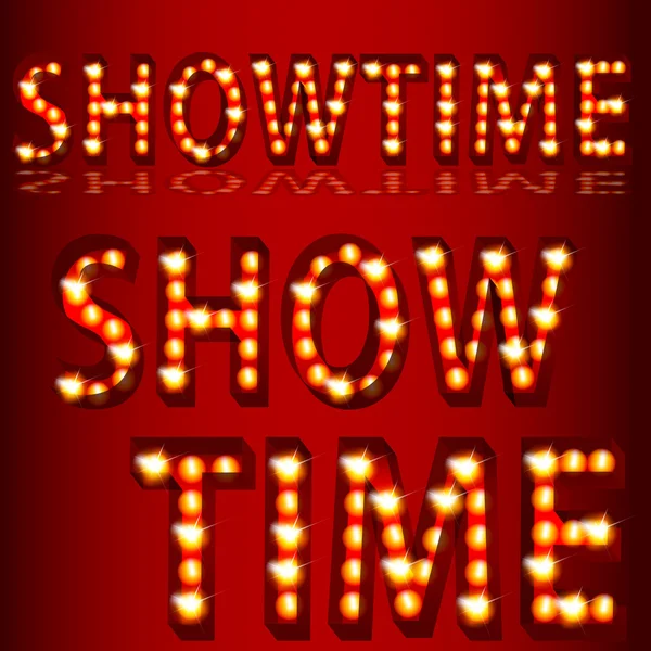 ᐈ Showtime font stock vectors, Royalty Free showtime illustrations ...