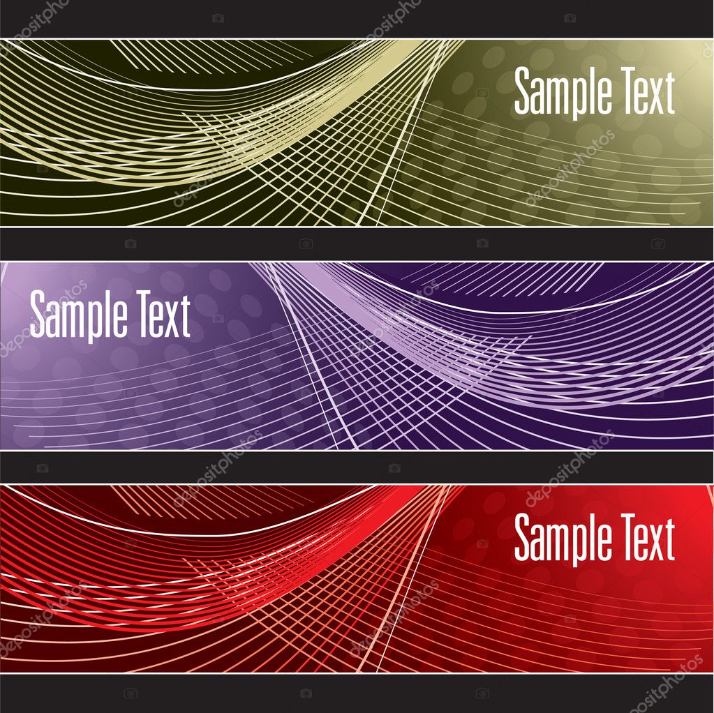 Set of Vector Banners. Abstract Background. Stock Vector by ...