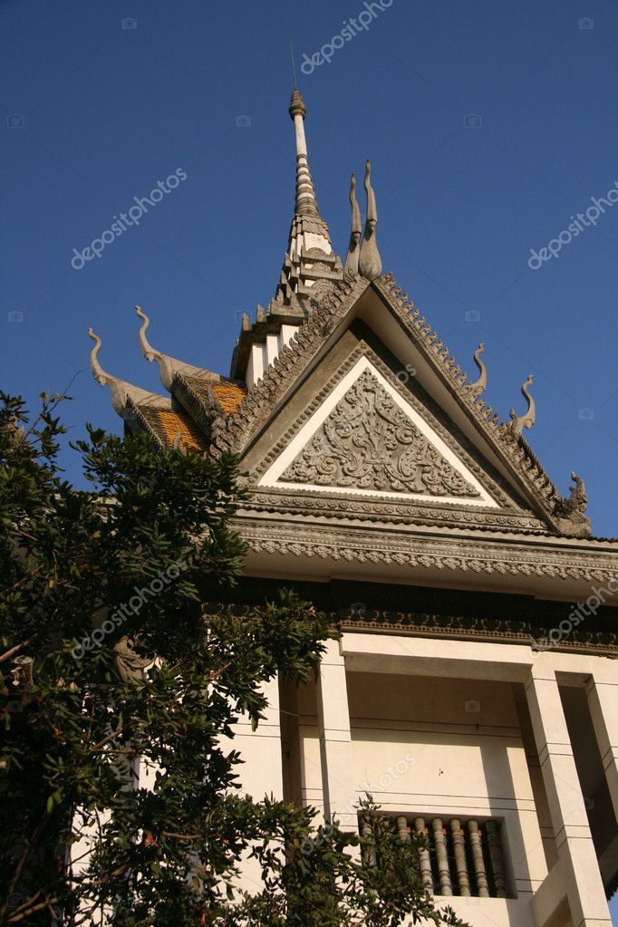Pagoda - The Killing Fields of Choeung Ek, Phnom Penh, Cambodia — Stock ...