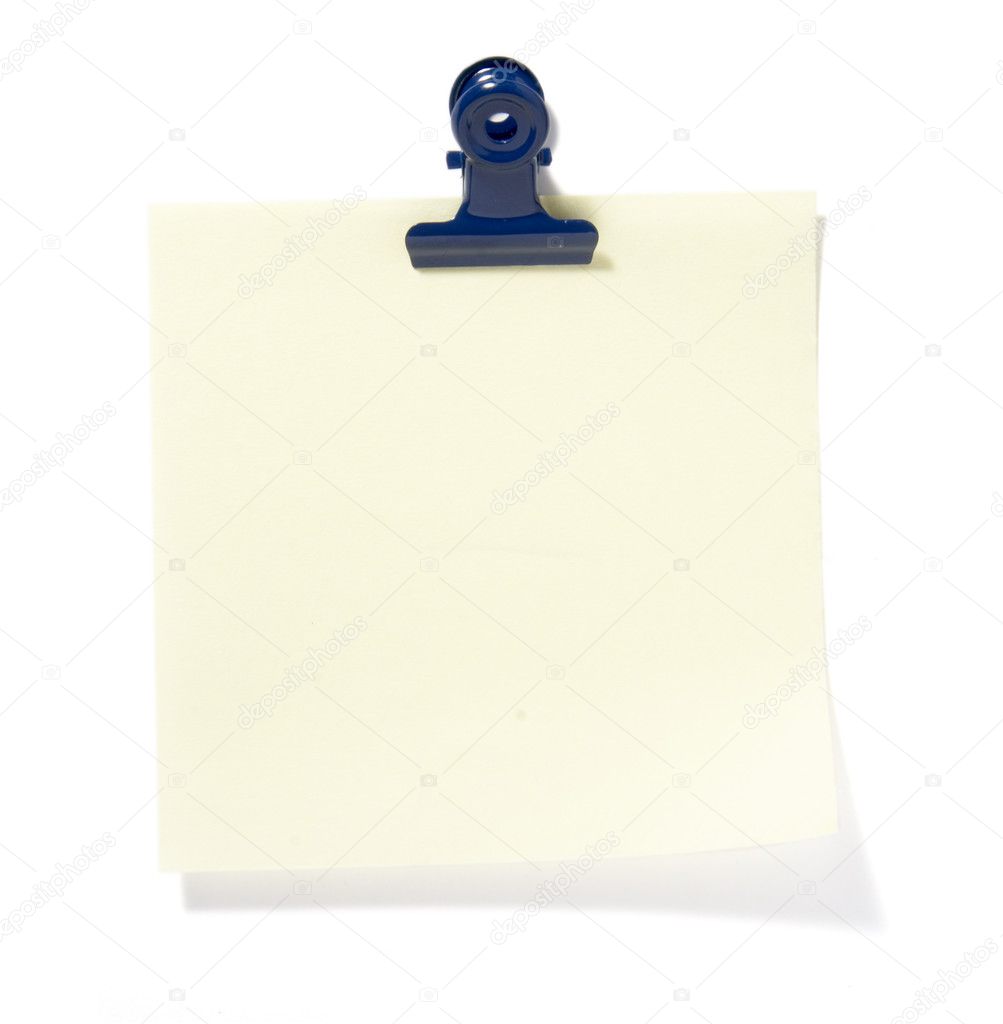 Note clip Stock Photo by ©PicsFive 10950493