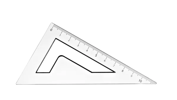 Plastic ruler math geometry school education — Stock Photo © PicsFive ...