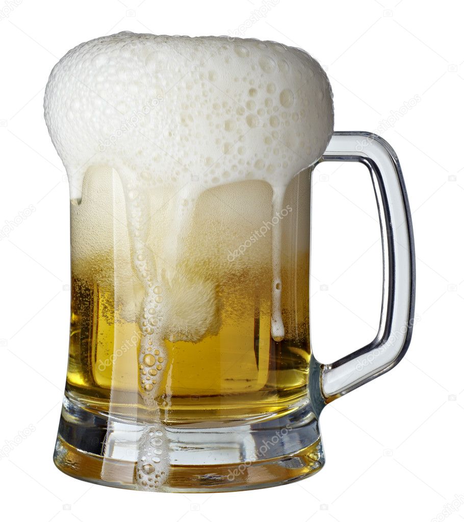 Beer glass pint drink beverage alcohol — Stock Photo © PicsFive #11407495