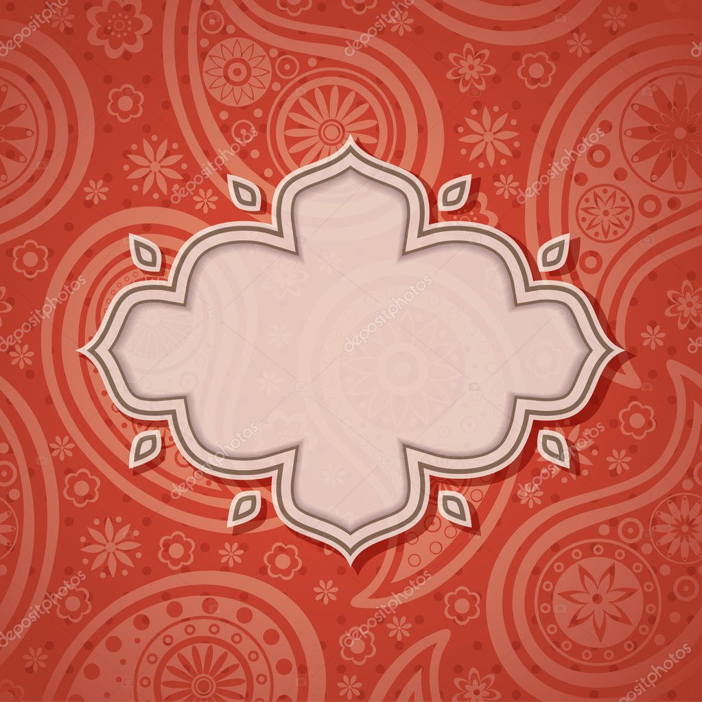 Frame in the Indian style Stock Vector Image by ©bellenixe #11416938