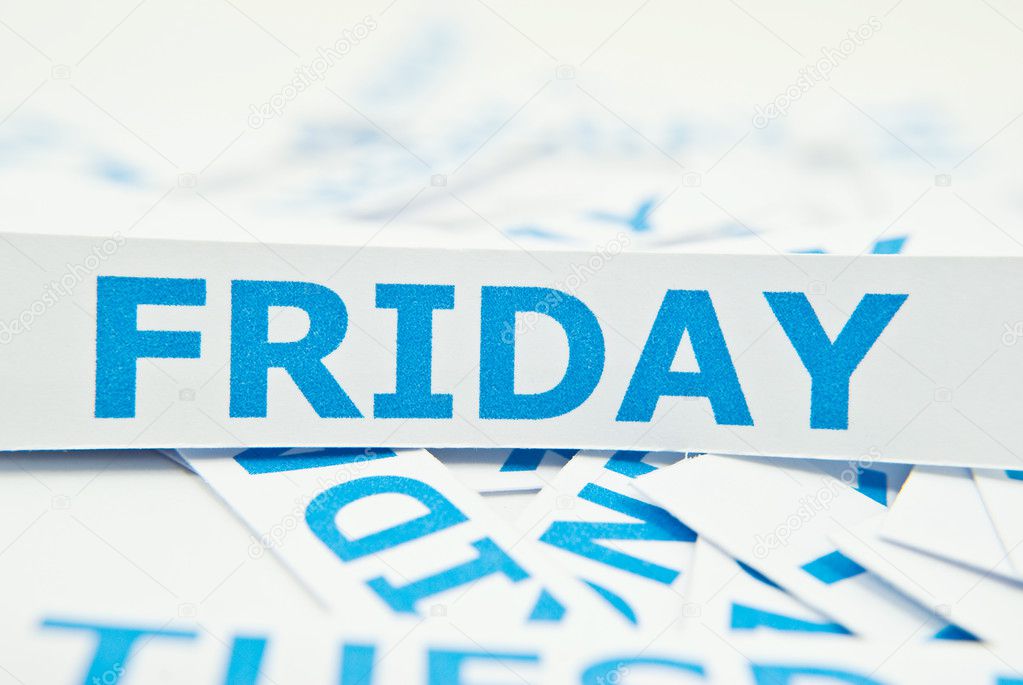 Friday word texture background. Stock Photo by ©ohmega1982 11746422