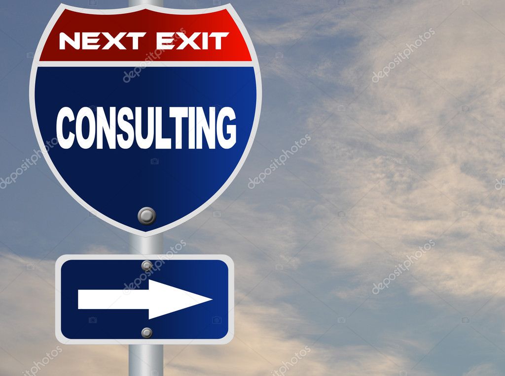 Consulting road sign Stock Photo by ©payphoto 11524851