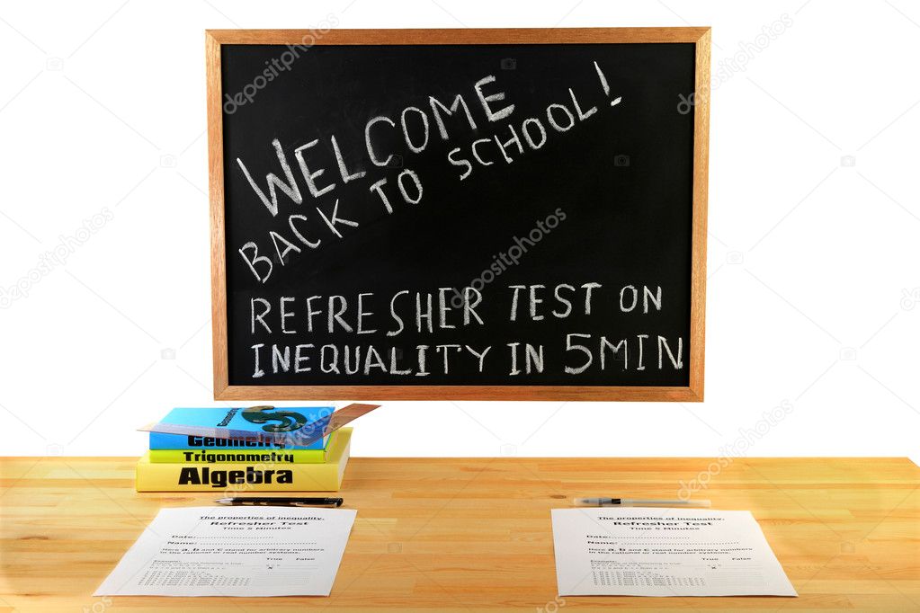 Welcome Back to School - Math Class Stock Photo by ©morning-light 11233188