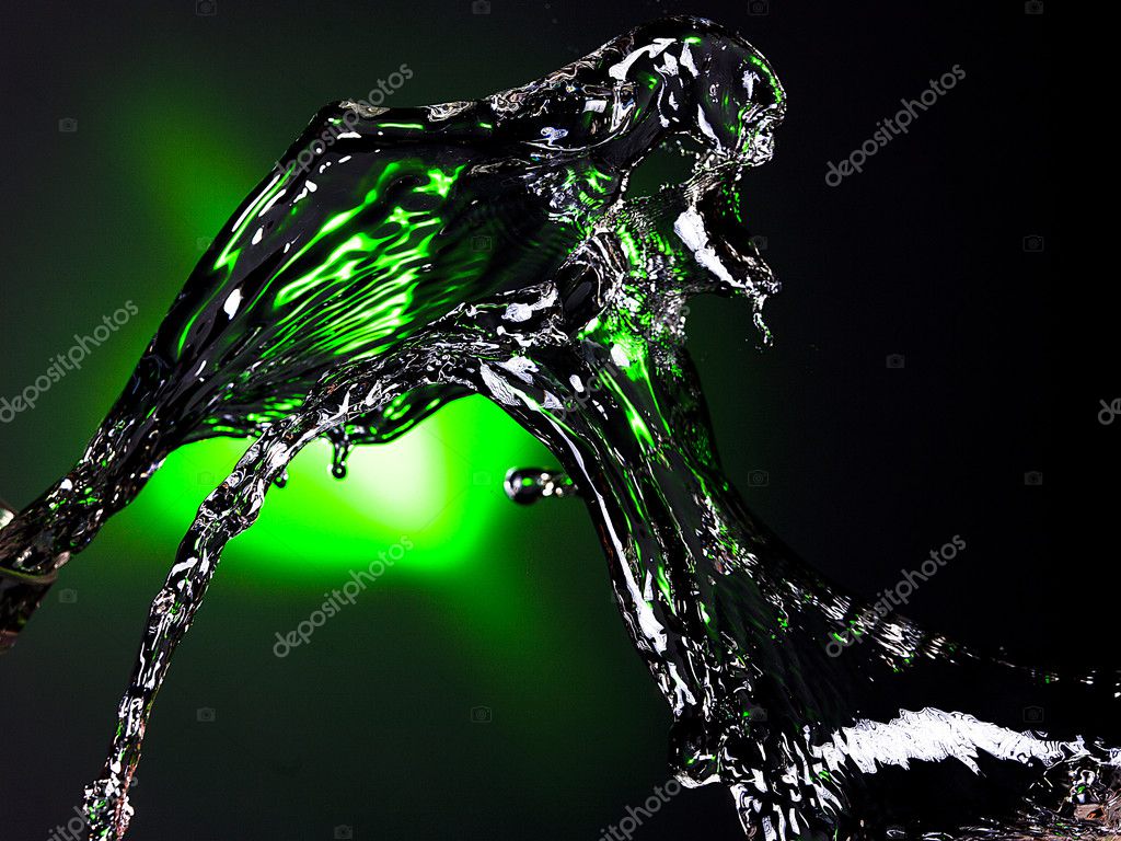 Thrown water form. Stock Photo by ©gjohnstonphoto 11177539