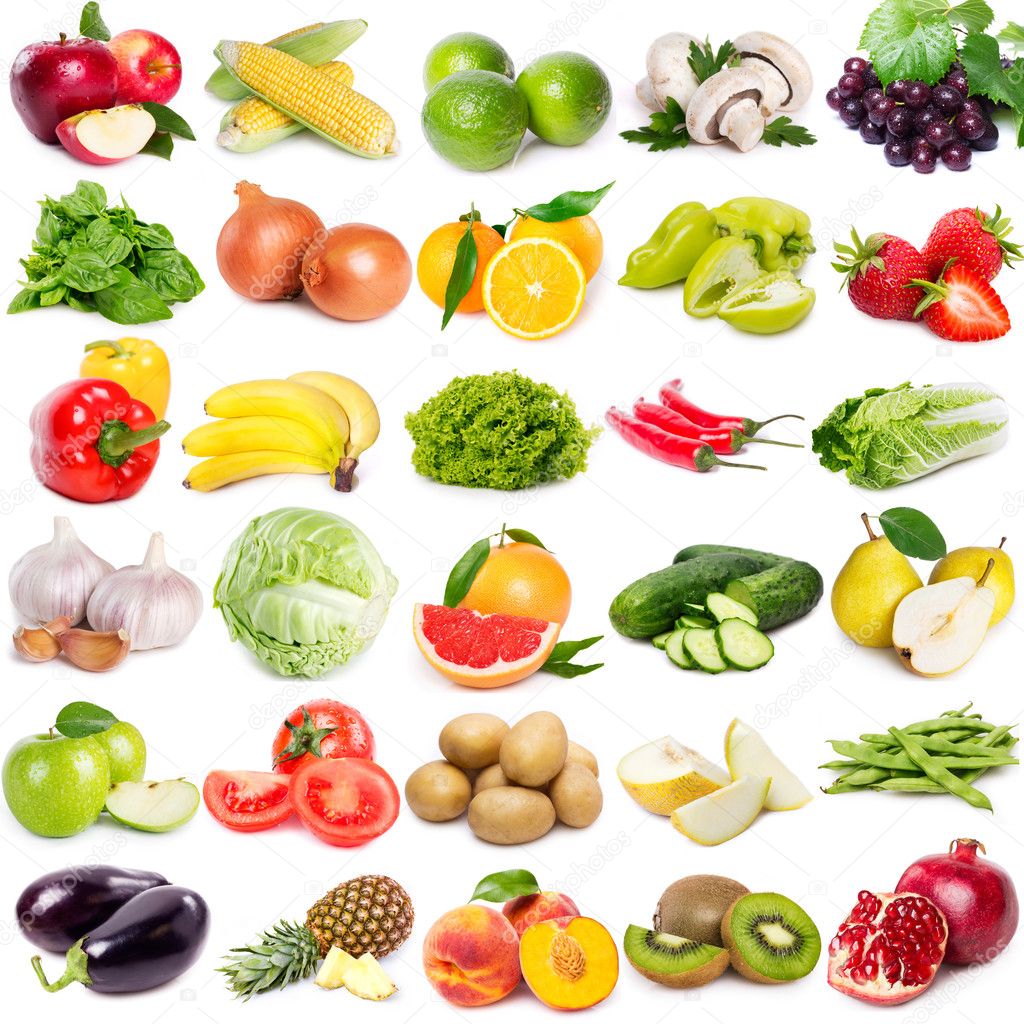 Coleção de frutas e legumes — Fotografias de Stock © valery121283 #10806490