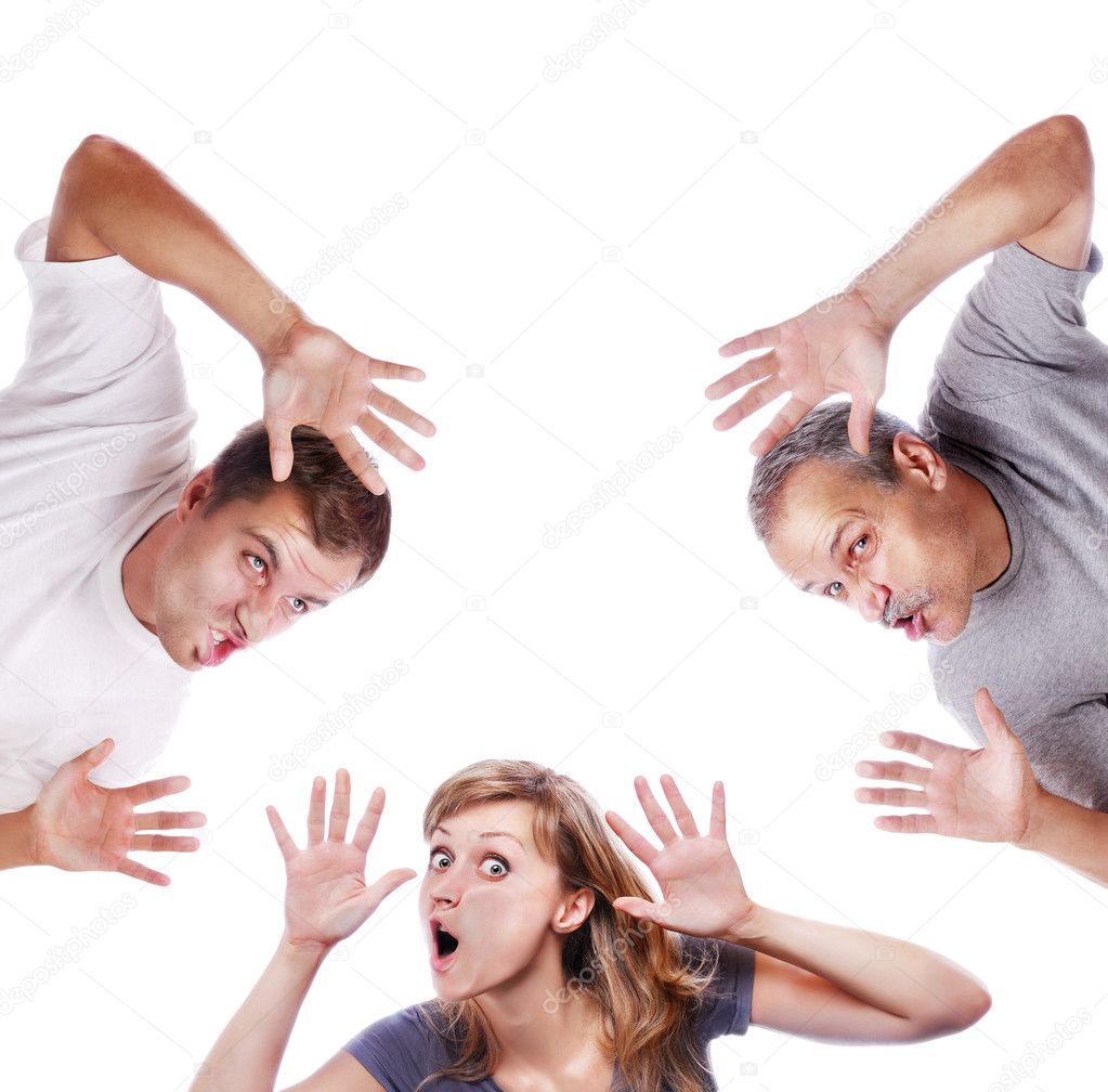 Crushed on transparent glass — Stock Photo © iagodina #12273103