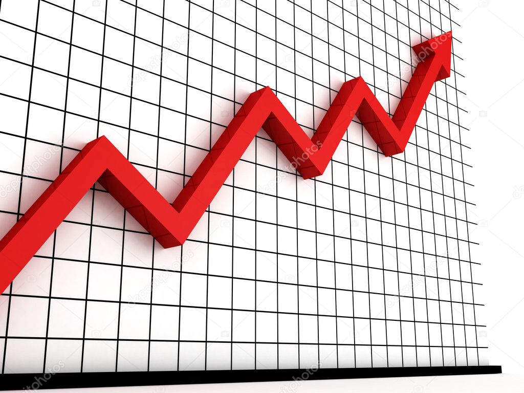 Diagram grow up. business success Stock Photo by ©borzaya 11218585