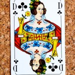 Playing card queen — Stock Photo © drmadra #5318539