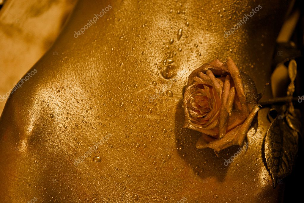 Part of woman body with rose — Stock Photo © Honored #10758571