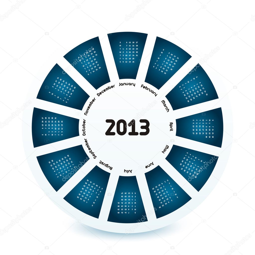 Calendar Stock Vector Image by ©teolin #11221118