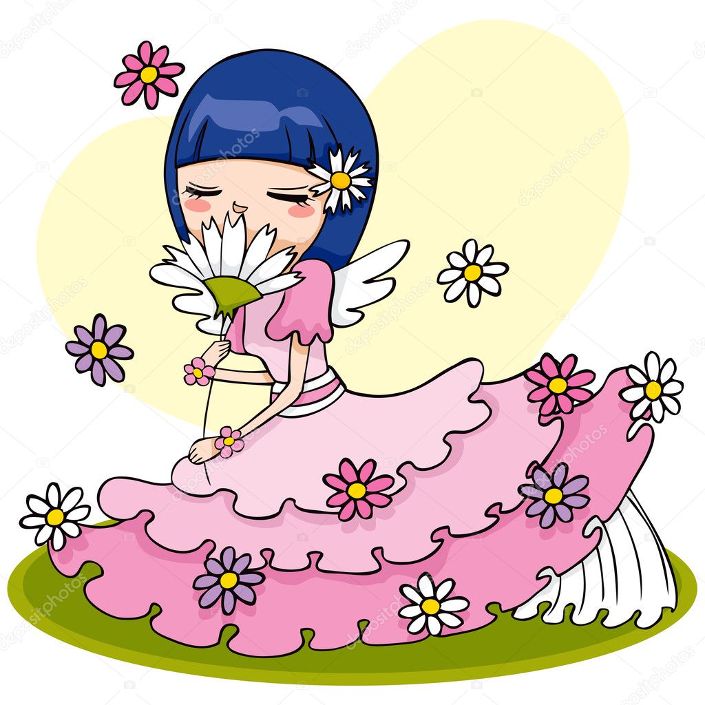 Flower Angel Stock Vector Image by ©Kakigori #11677536