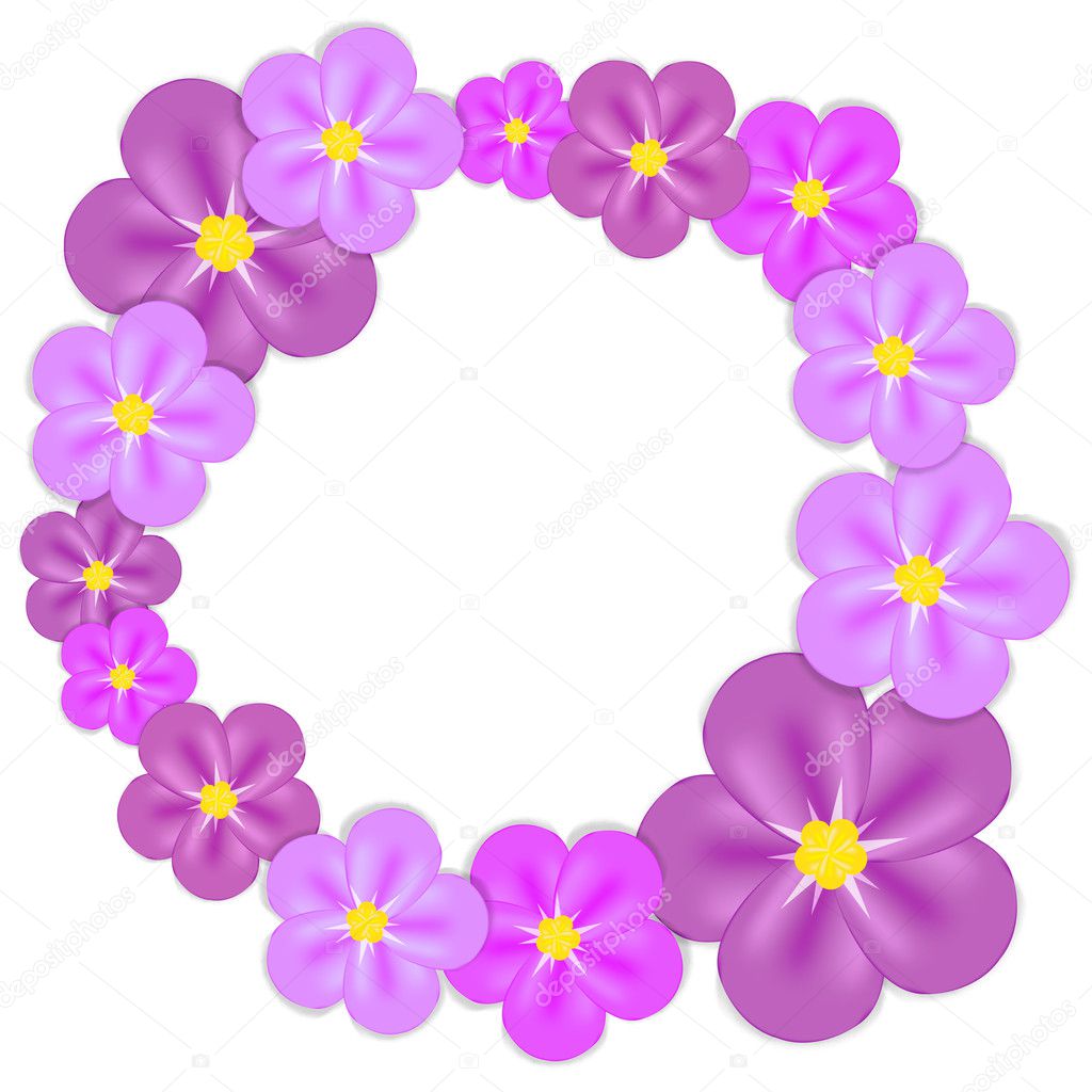 Abstract colorful background with flowers. Vector illustration — Stock ...