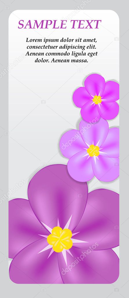 Abstract colorful background with flowers. Vector illustration — Stock ...