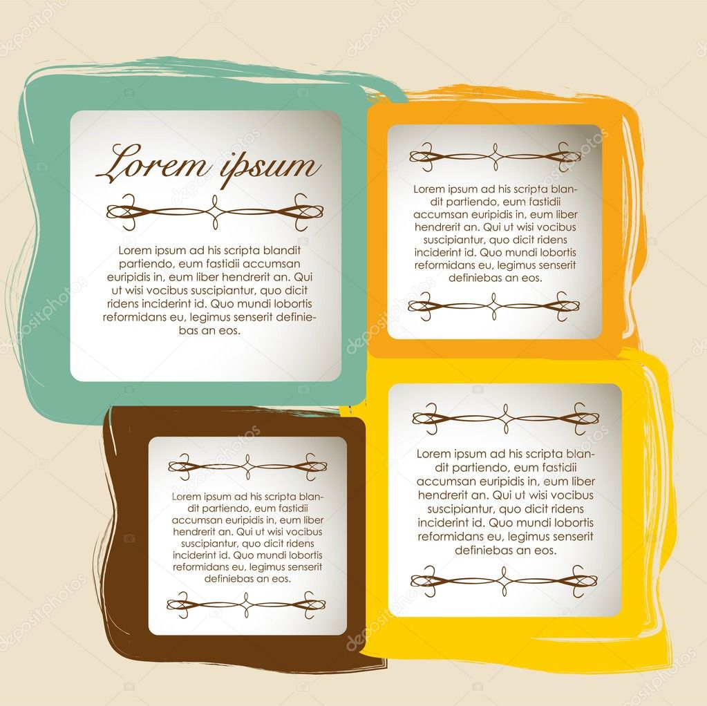 Modern square text Stock Vector Image by ©grgroupstock #11475403