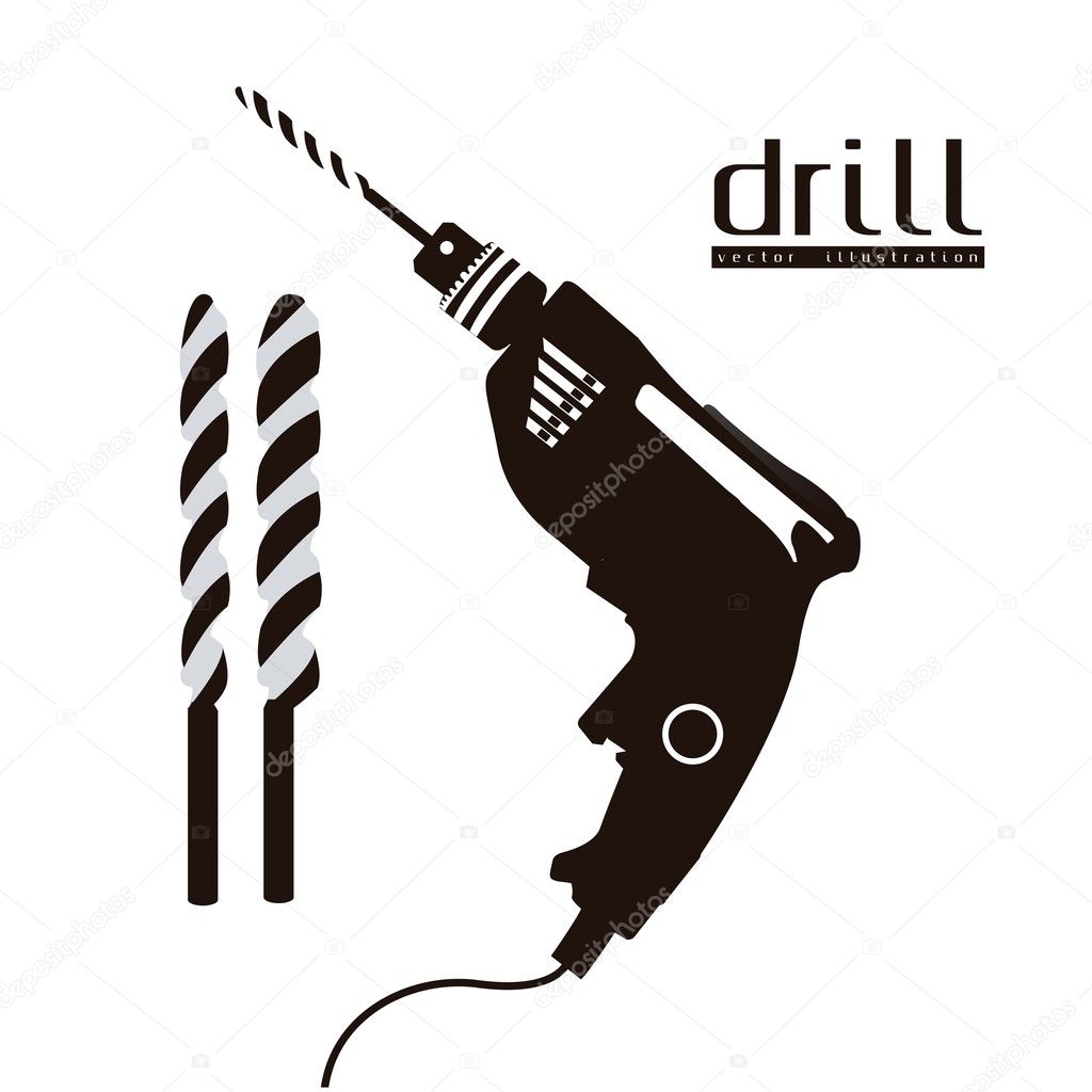 Drill Bit Silhouette