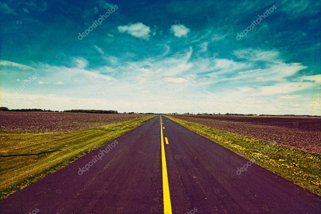 Vintage Design - Road — Stock Photo © maxym #11794361