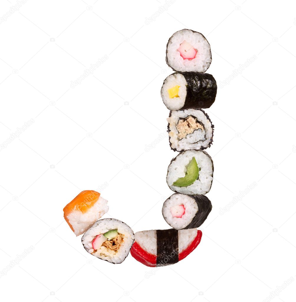 Sushi letter Stock Photo by ©jag_cz 11844318