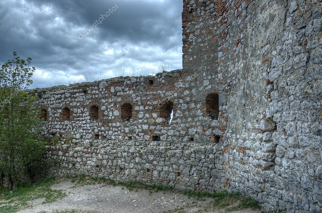 Stone castle walls — Stock Photo © myslitel #11051433