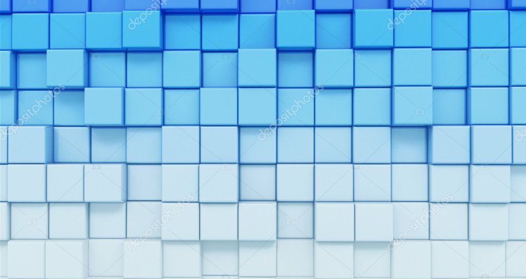 Blue cubes texture — Stock Photo © peshkova #11409345