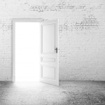 Wall and opened door Stock Photo by ©peshkova 11409331