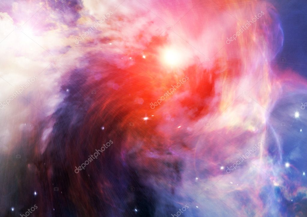 Space stars and nebula — Stock Photo © richter1910 #11140867