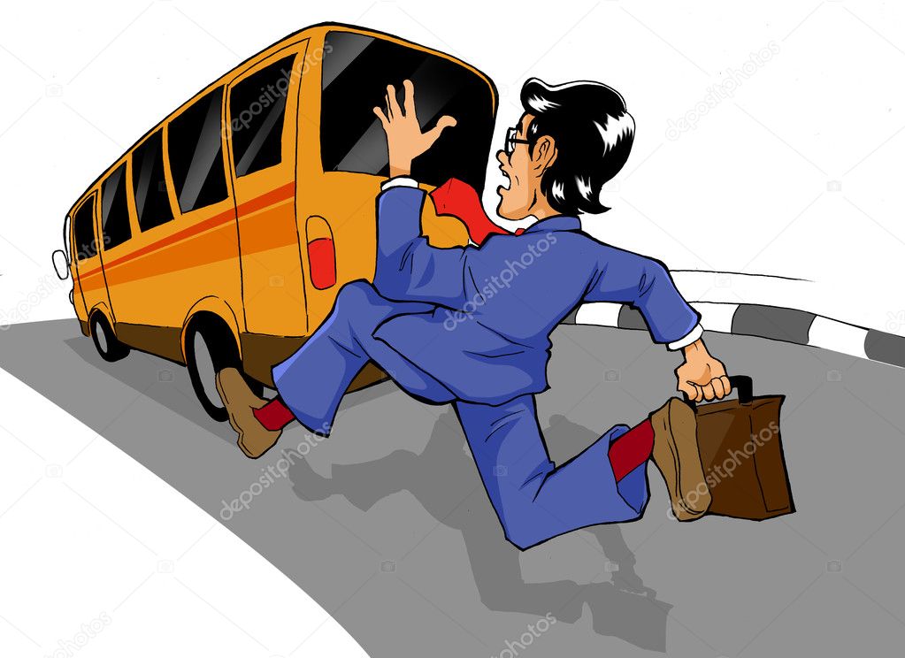 Chasing The Bus — Stock Photo © rudall30 #11884360
